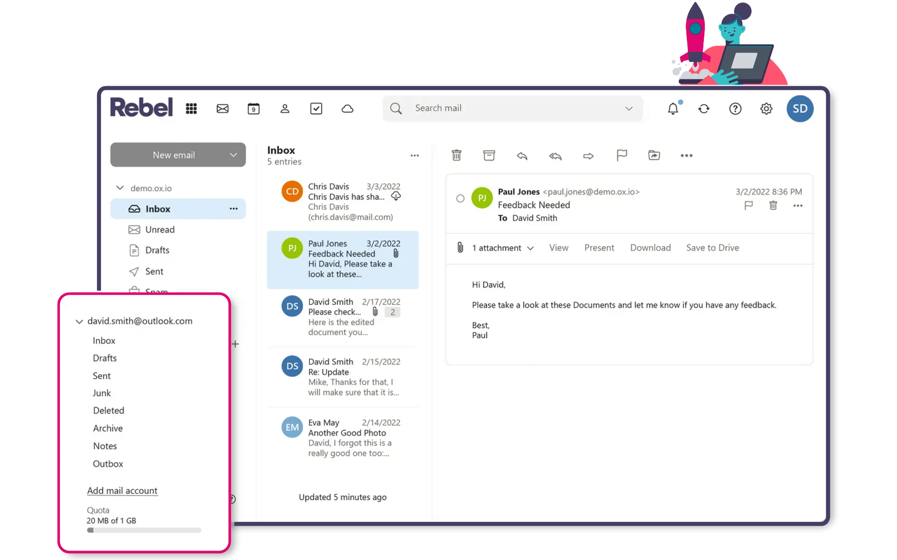 Professional Custom Email Plans and Branded Email Solutions | Rebel.com